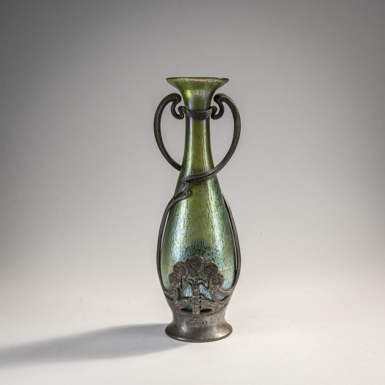 Loetz | Papillon' vase with handles (1901) | MutualArt