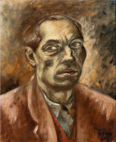 Ottone Rosai | Self-portrait, 1944 (1953) | MutualArt