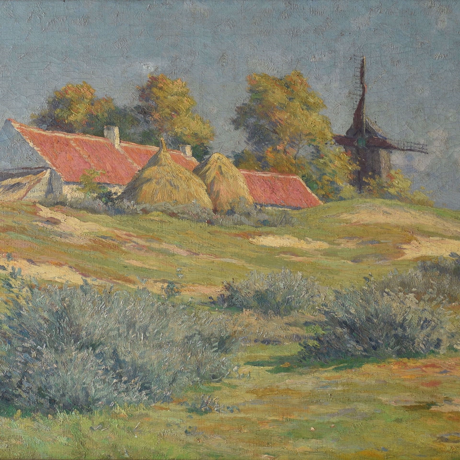 Emmanuel Vierin | Béguinage à Courtrai le soir | MutualArt