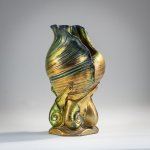 Vilmós Zsolnay | Vase with snails (Circa 1902) | MutualArt