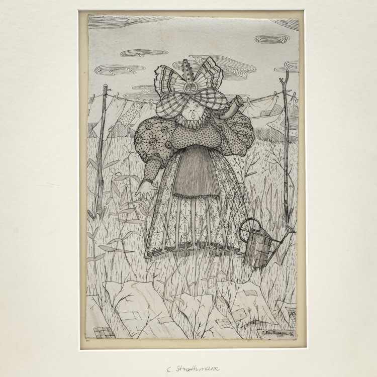 Carl Strathmann | Vogelscheuche (1896) | MutualArt