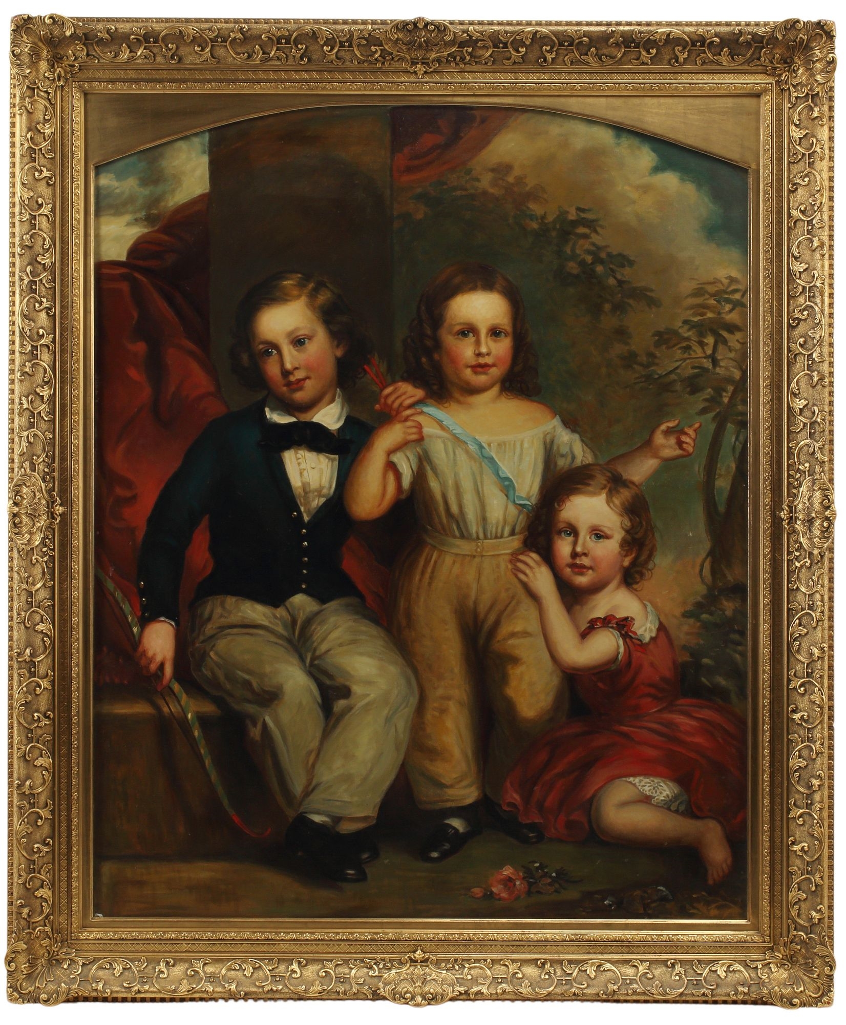 Manuel Jaochim de Franca | Portrait of Three Children | MutualArt