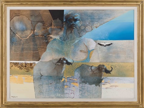 Keith Joubert | Figure with Wildlife | MutualArt