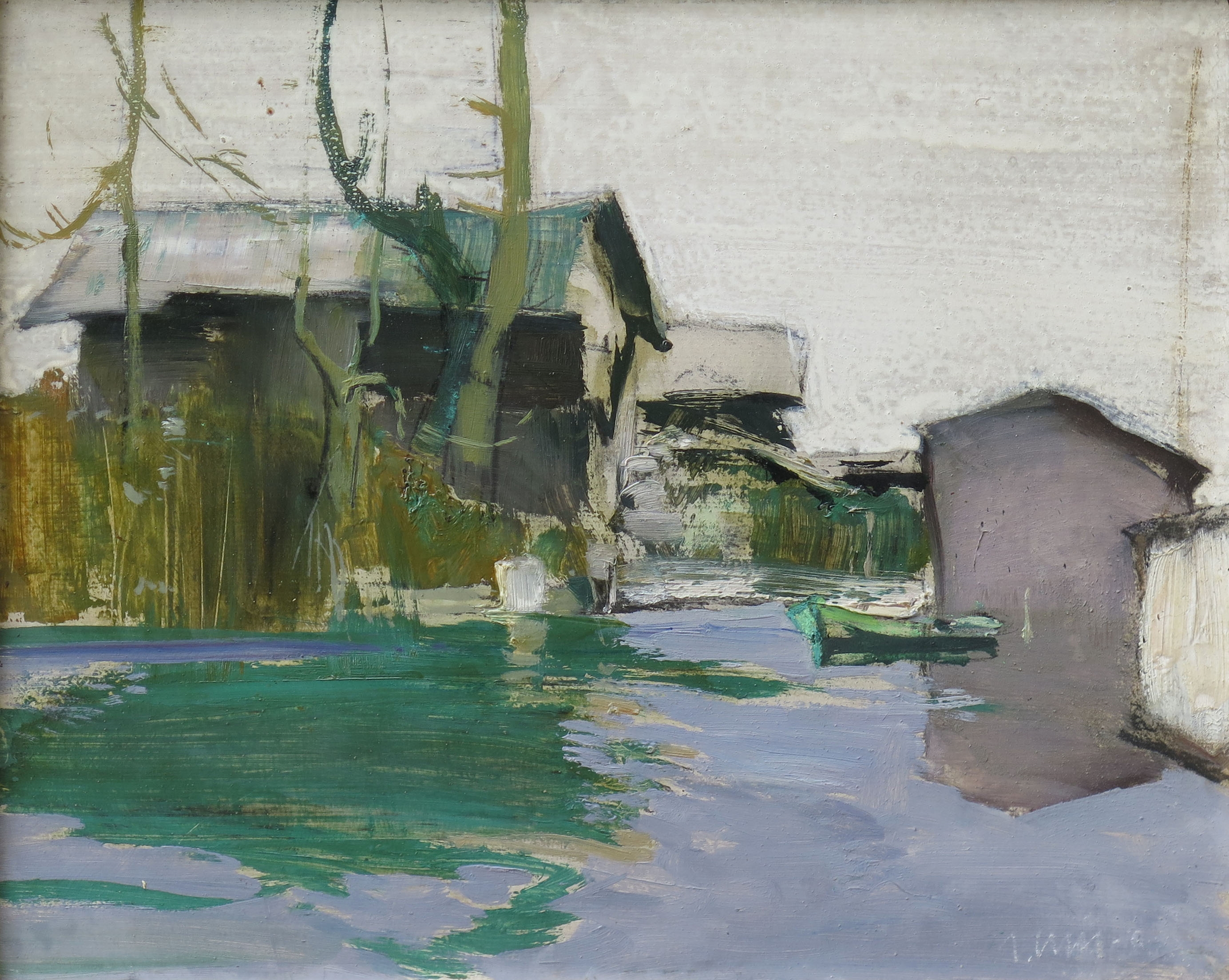 Janis Osis | Vecais Skultes dzirnavu dīķis 1969 (1969) | MutualArt