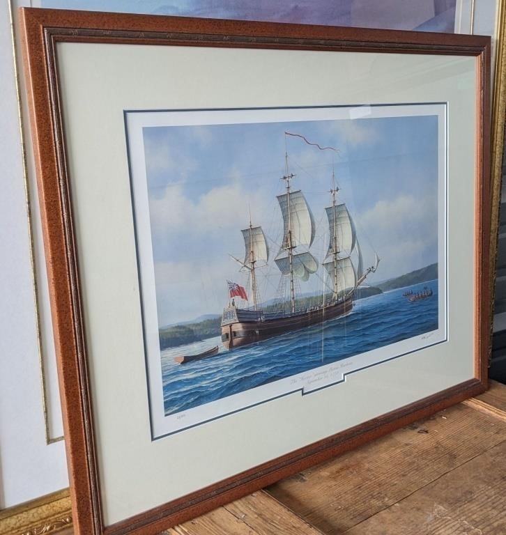 J. Franklin Wright | The Hector Arriving Pictou Harbour (1773) | MutualArt