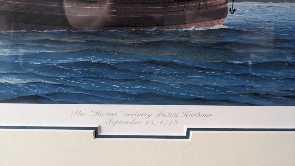 J. Franklin Wright | The Hector Arriving Pictou Harbour (1773) | MutualArt