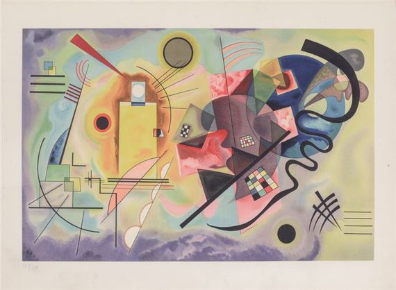 Wassily Kandinsky | Yellow-Red-Blue Print on Arches paper (1925 ...