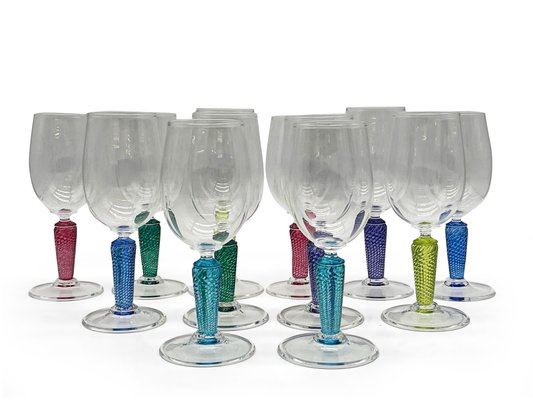 Robert Dane | Set of 12 Robert Dane Wine Glasses | MutualArt