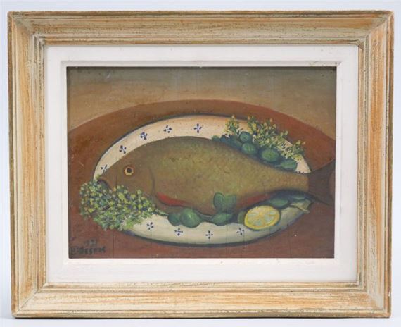 Ferdinand Desnos | Still life with fish (1931) | MutualArt