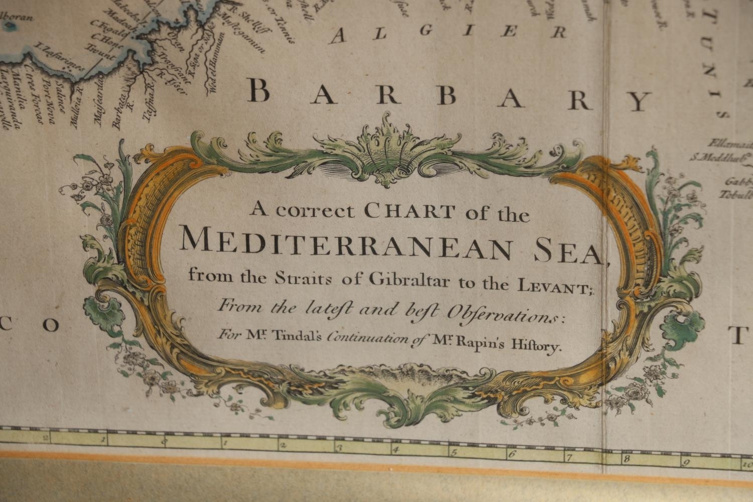 Richard William Seale | chart of the Mediterranean Sea map print ...