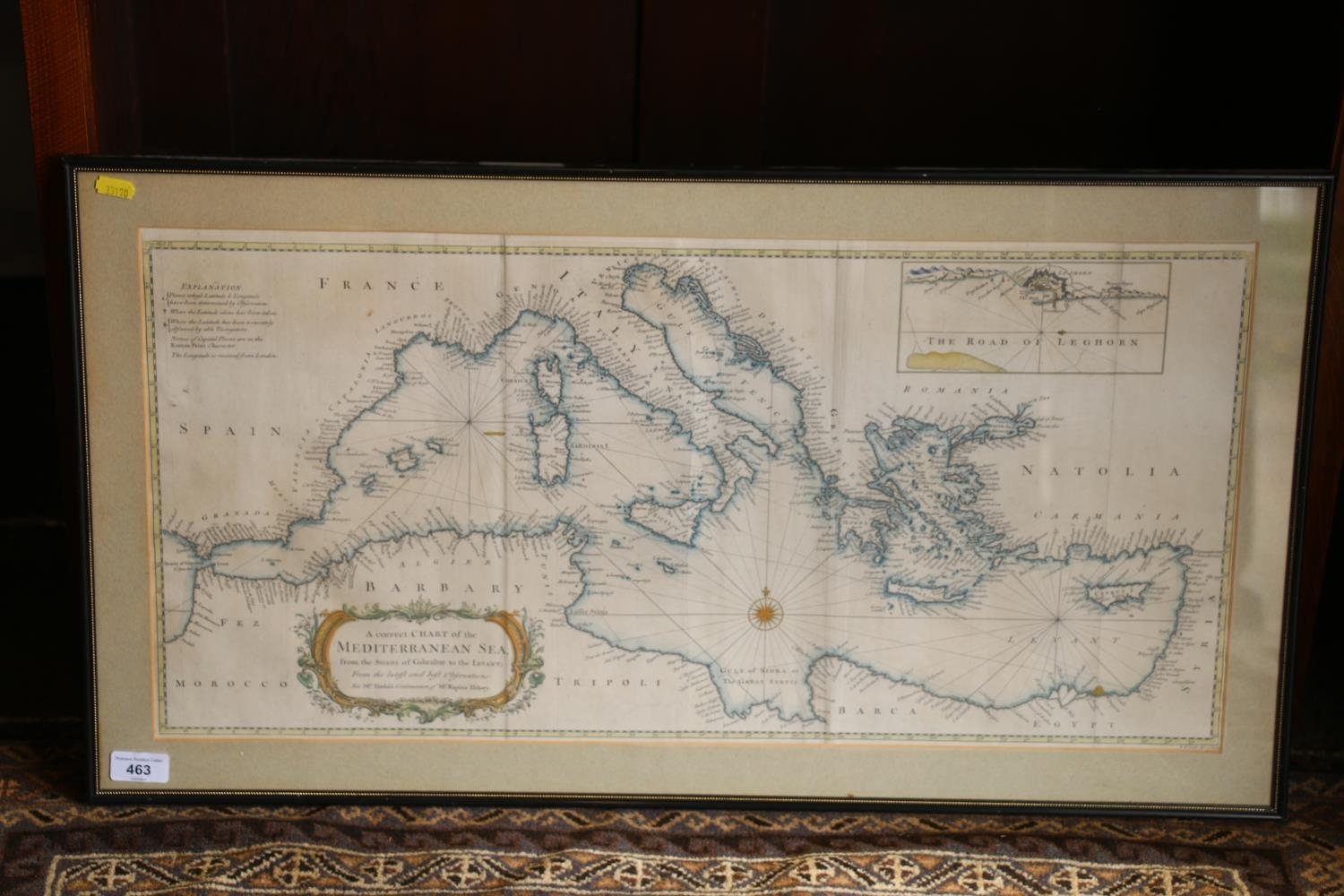 Richard William Seale | chart of the Mediterranean Sea map print ...