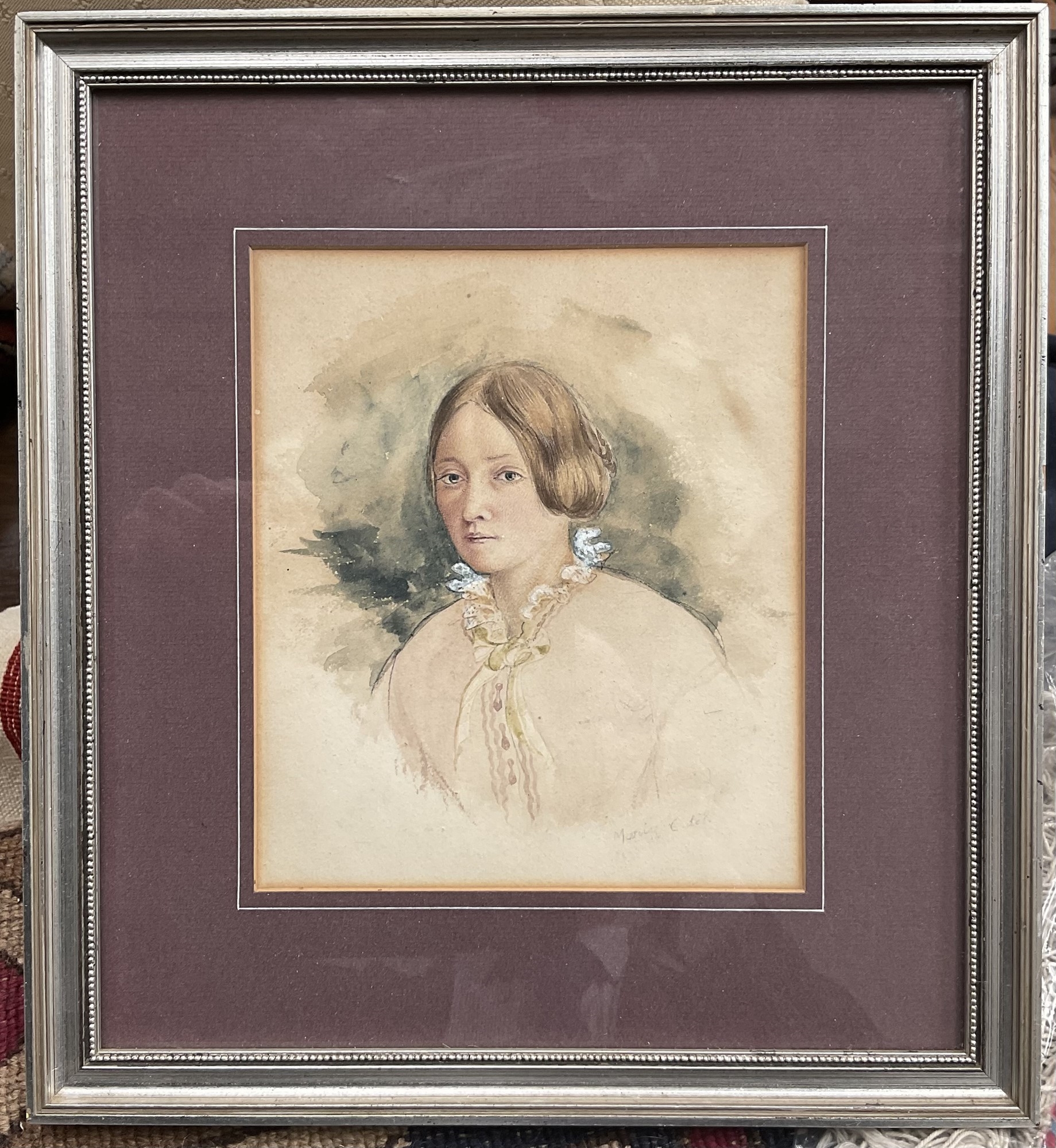 Maria Cosway | watercolour portrait of a woman | MutualArt