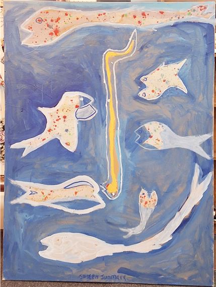JUNMARA JOSEPH | Fish feeding | Compare similar artworks | MutualArt