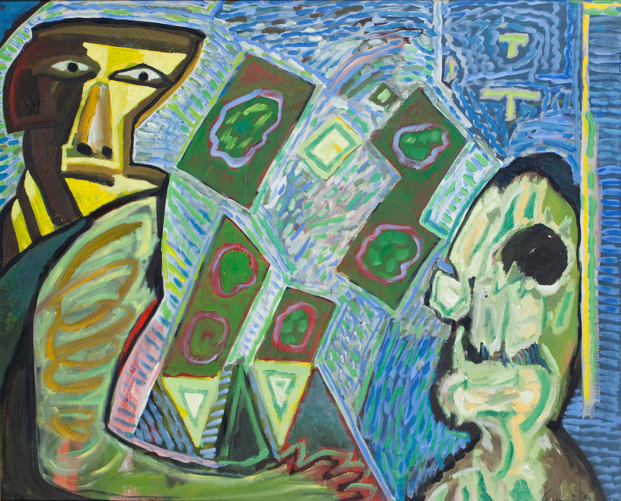 Lucebert | happy (1987 - 1988) | MutualArt