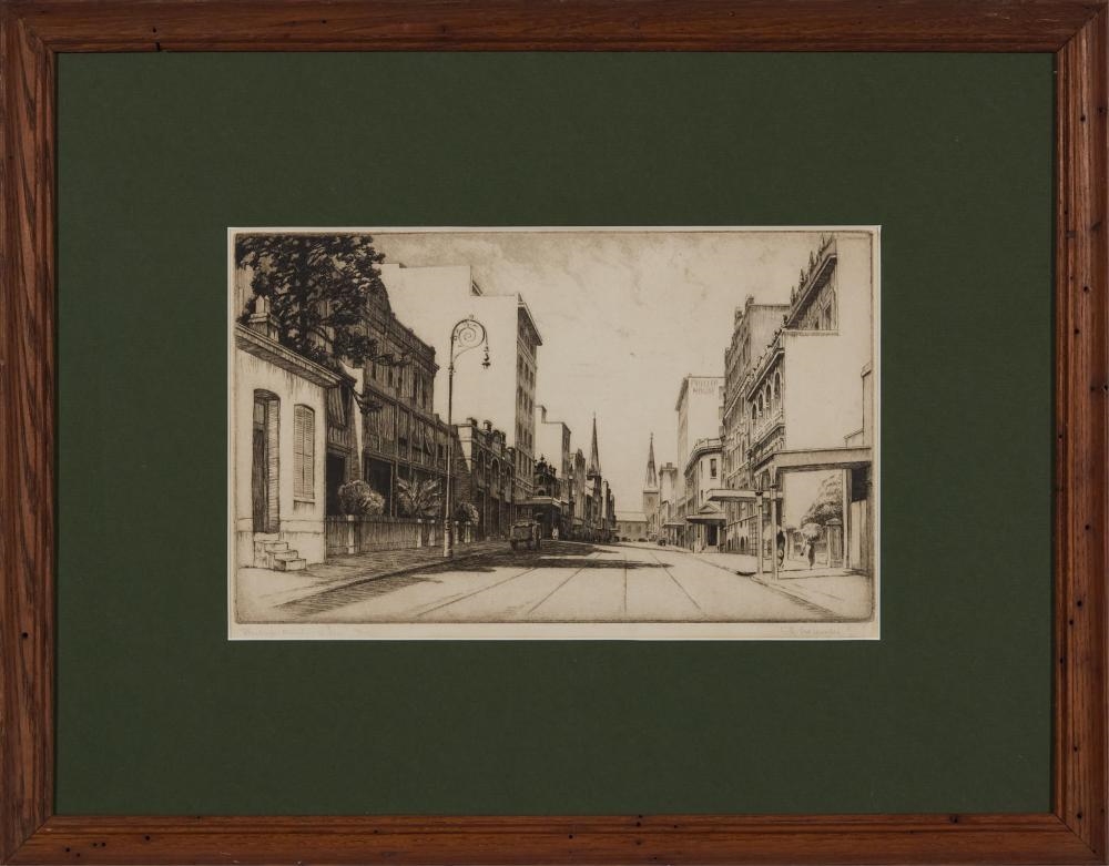 Alfred Edward Warner | Phillip Street, Sydney (1932) | MutualArt