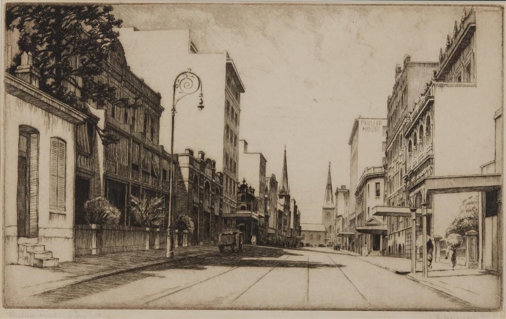 Alfred Edward Warner | Phillip Street, Sydney (1932) | MutualArt