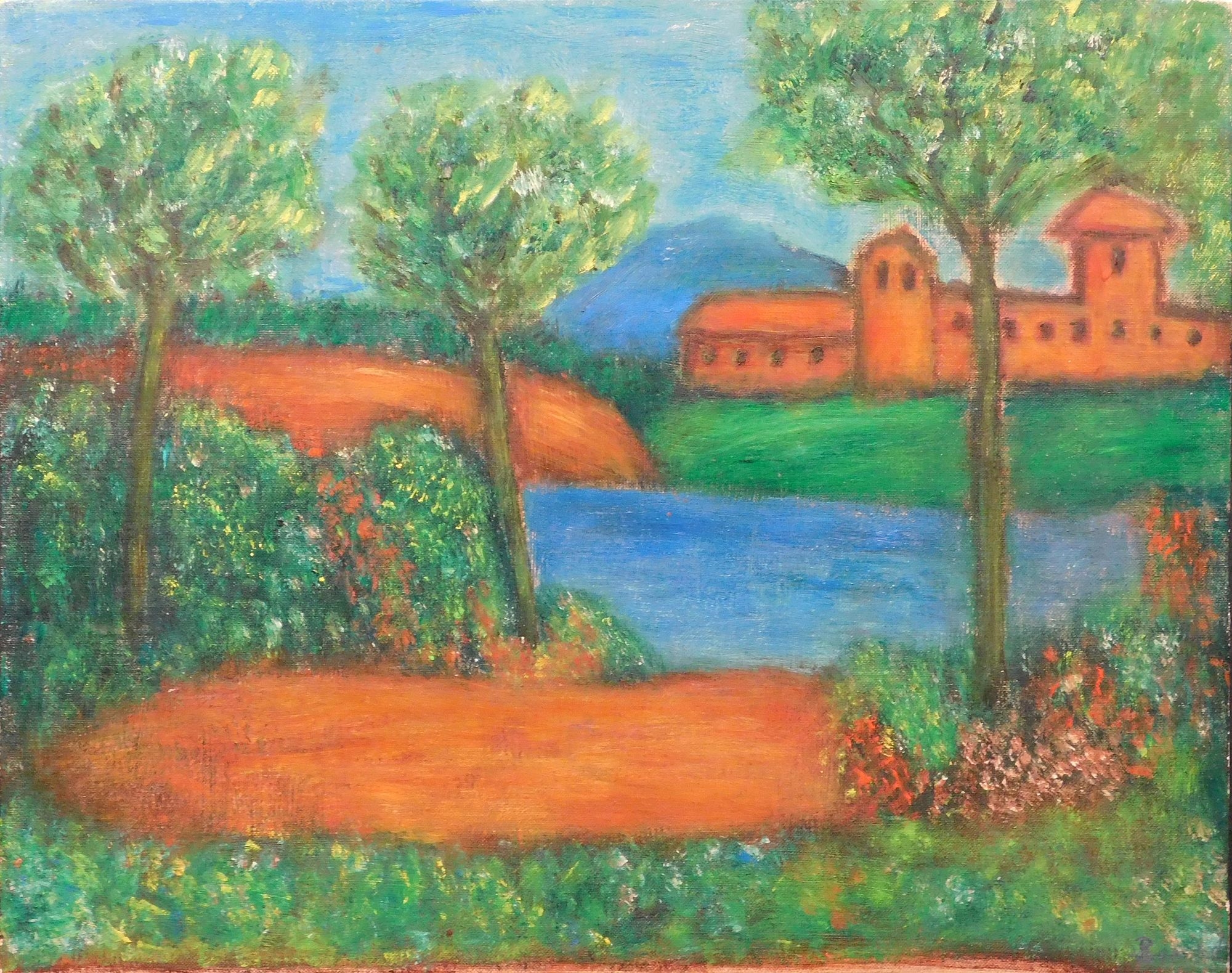 Pierre Bonnard | Personnage sous un arbre (Circa 1925) | MutualArt