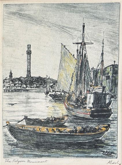 Albert Edel | The Pilgrim Monument | MutualArt