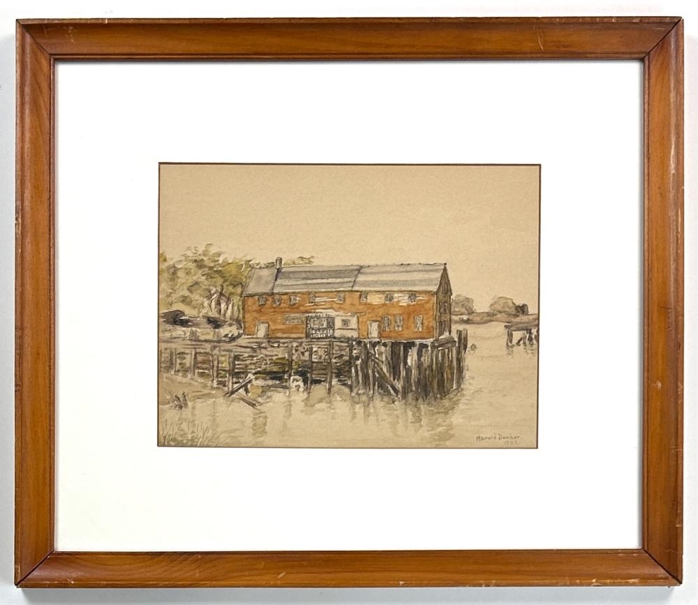 Harold C. Dunbar | Wharf (1947) | MutualArt