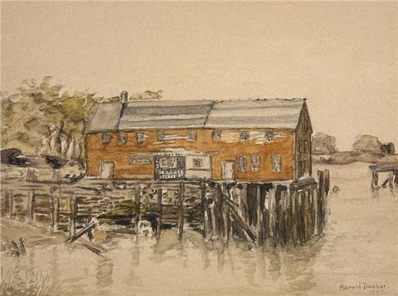 Harold C. Dunbar | Wharf (1947) | MutualArt