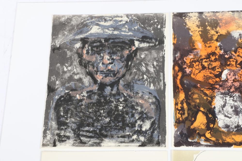 Walter Spitzer | three original portrait lithographs for André Malraux ...