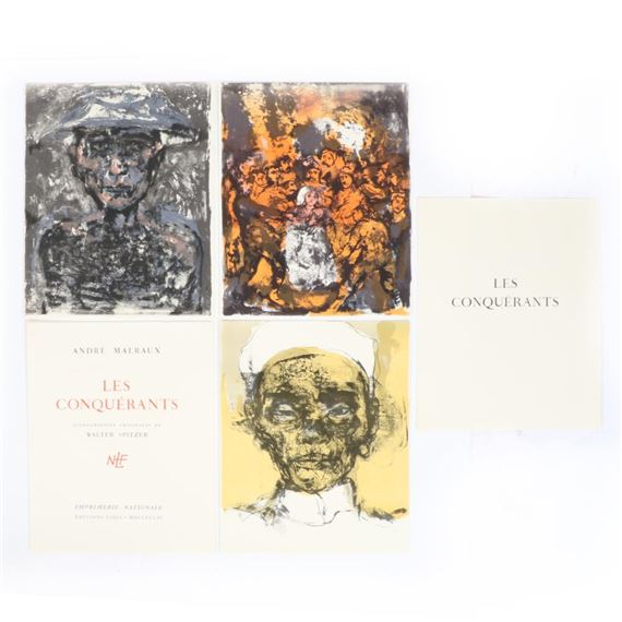 Walter Spitzer | three original portrait lithographs for André Malraux ...