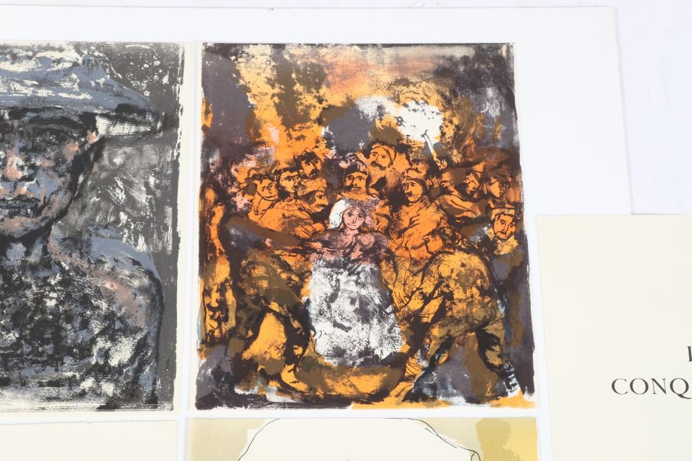 Walter Spitzer | three original portrait lithographs for André Malraux ...