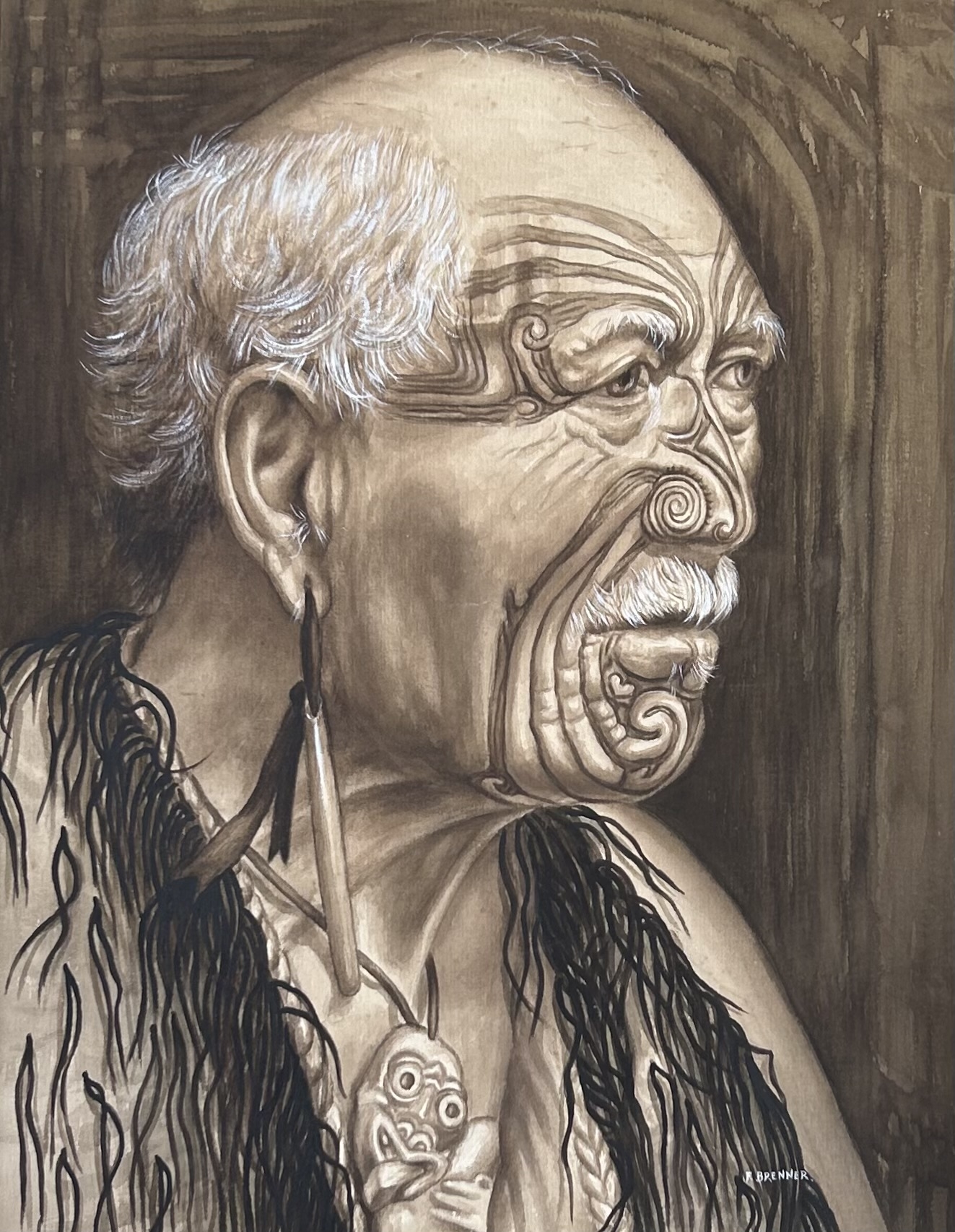 Fernanda Brenner | Māori Chief - Patara Te Tuhi | MutualArt