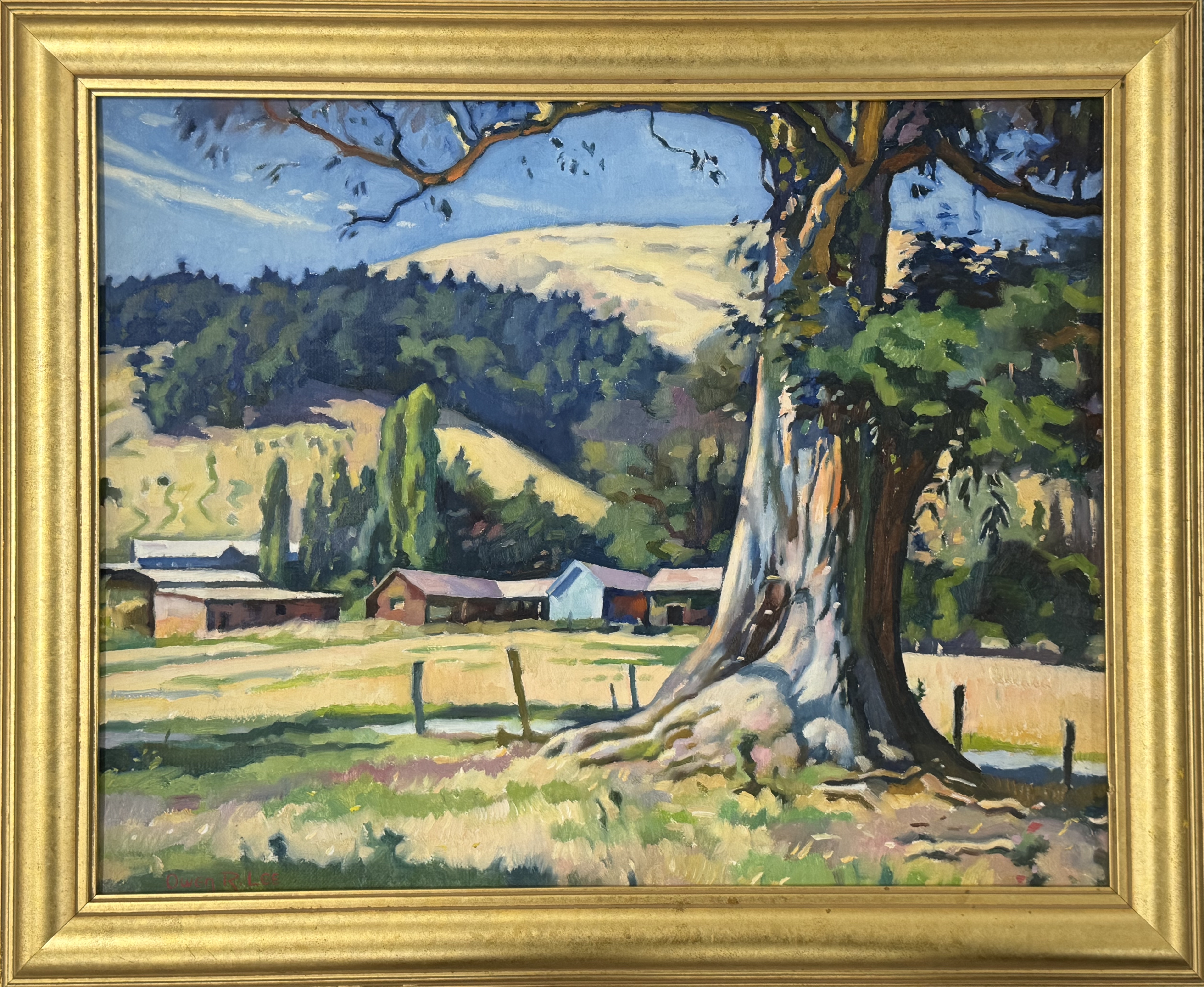Owen R. Lee | Farmyard Scene | MutualArt