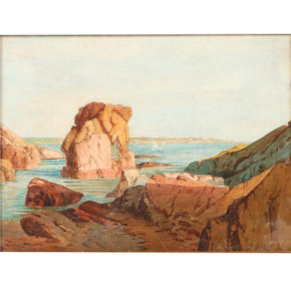 James Swinnerton | rocky seascape | MutualArt