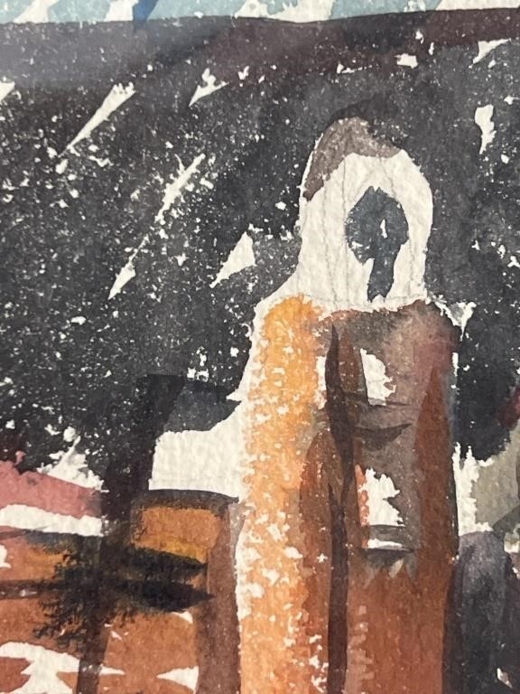 Charles Frederick Wiley | Charles Wiley Signed Watercolor Painting ...