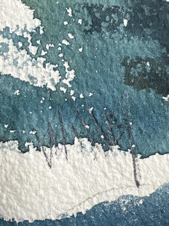 Charles Frederick Wiley | Charles Wiley Signed Watercolor Painting ...