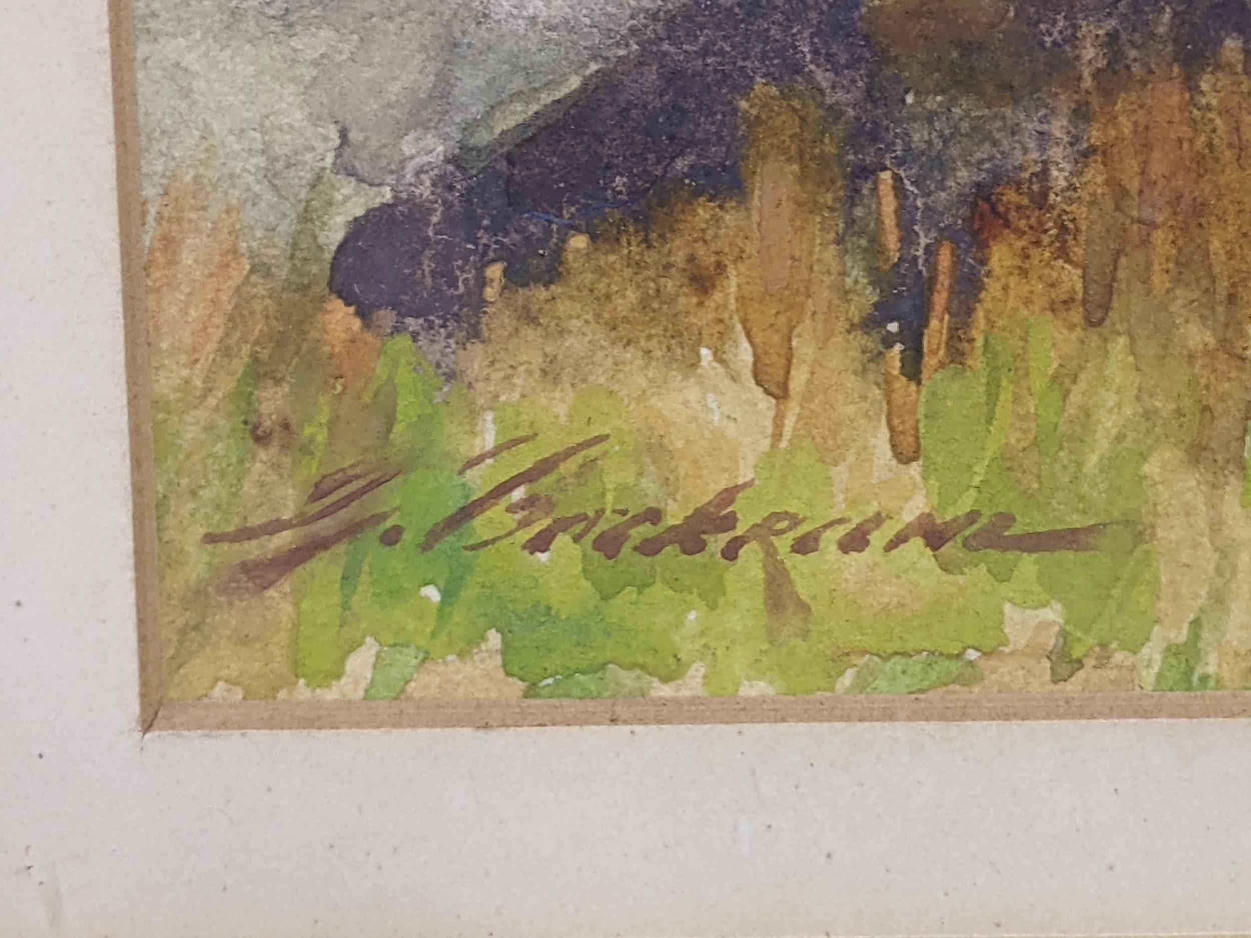 George Cockram | A watercolour depicting a Welsh mountain scene with ...