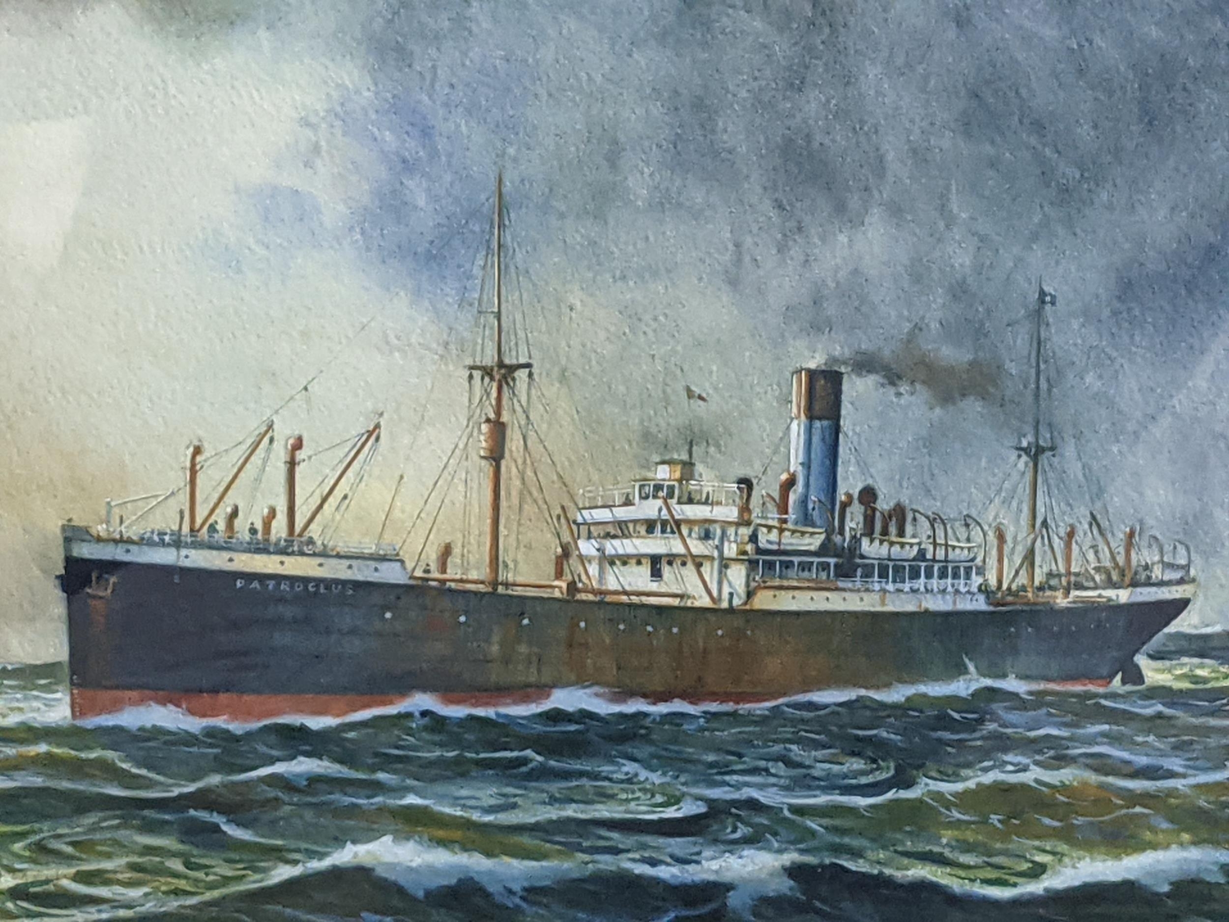 Brian Richard Entwistle | A watercolour depicting HMS Patroclus (2000 ...