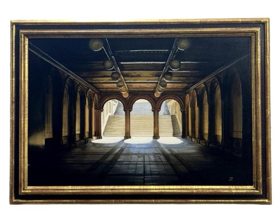 Janet Ternoff | Signed Janet Ternoff Central Park Oil on Canvas | MutualArt