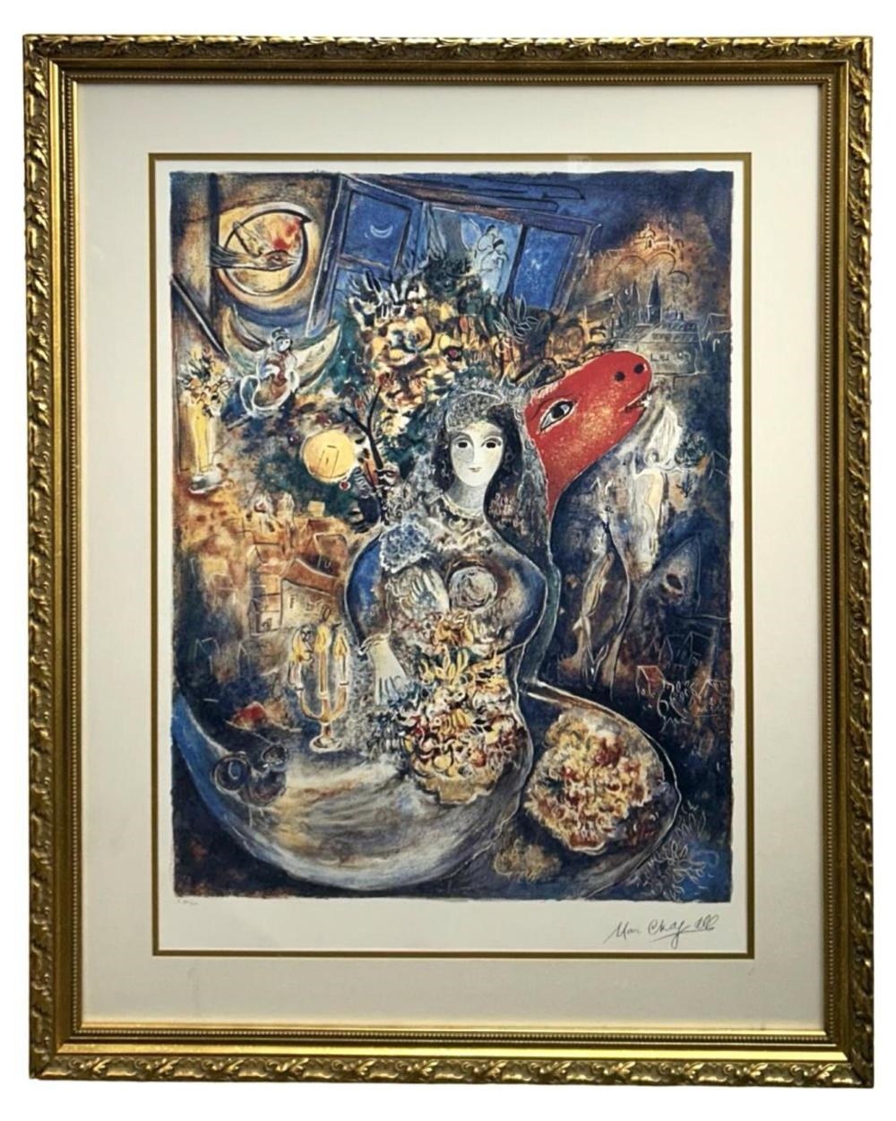 Marc Chagall | Signed Marc Chagall “Bella Offset Lithograph | MutualArt