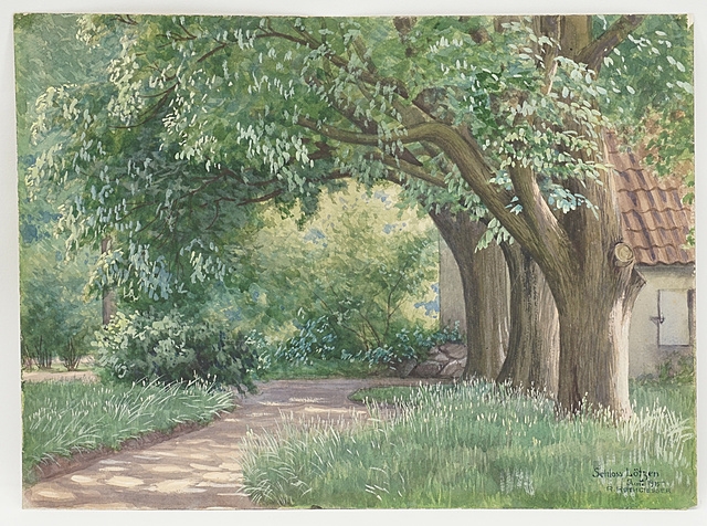 Richard Rothgiesser | Drei Parkansichten Schloss Lötzen (1873) | MutualArt