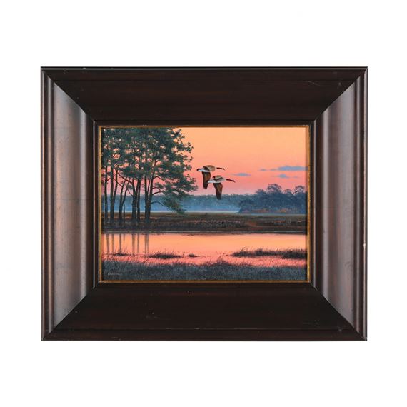 Jerry Raedeke | Geese at Sunset | MutualArt