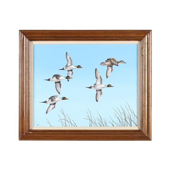 Lee Mauney | Flying Pintails | MutualArt