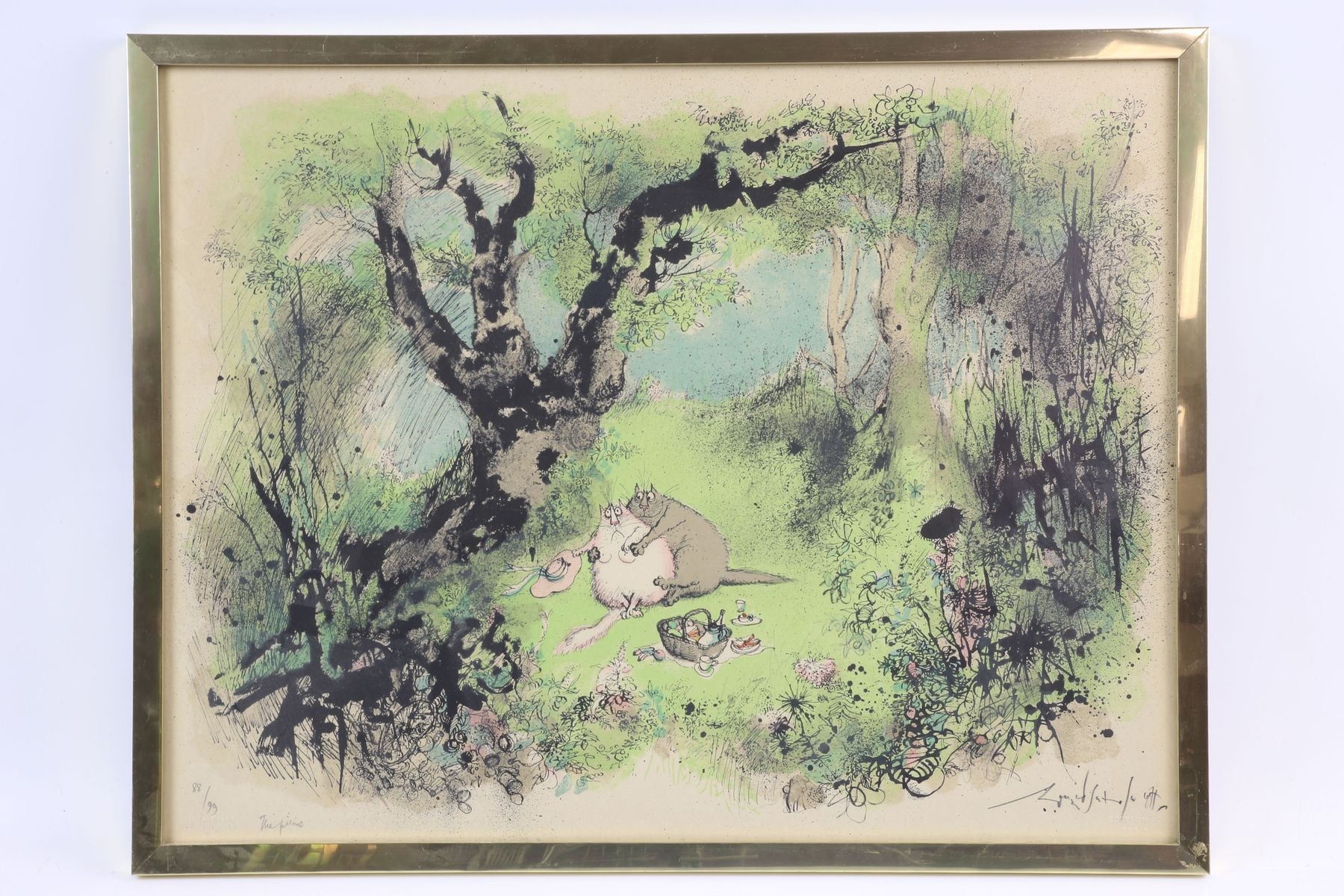 Ronald Searle | Bye Bye Blues | MutualArt