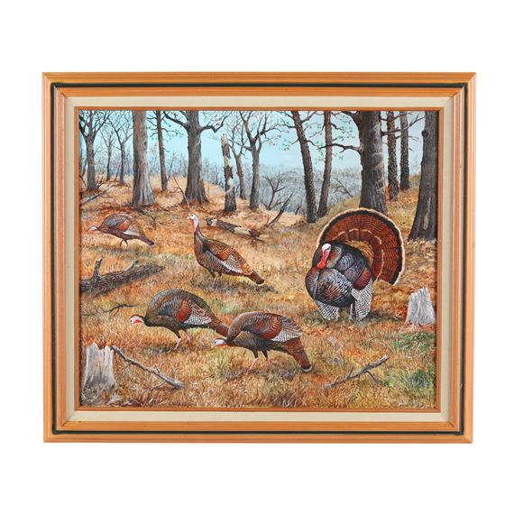 Duane Raver Jr. | North Carolina Wild Turkeys | MutualArt