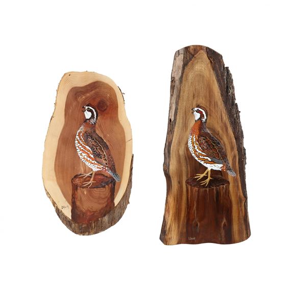 Duane Raver Jr. | Bobwhite Quail (Two Works | MutualArt