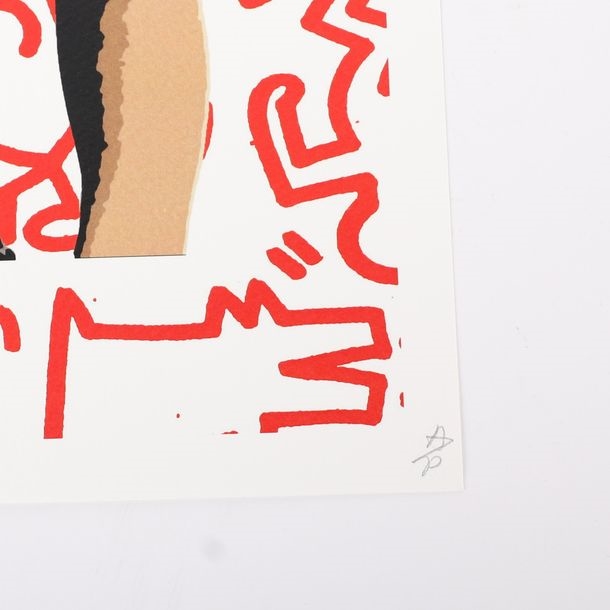 Keith Haring | DEATH NYC Keith Haring Supreme Kate Moss lithograph ...