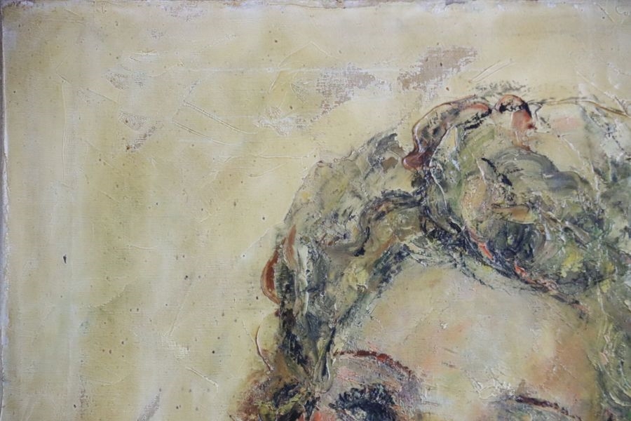 Louis Dazza | Portrait de jeune femme au collier | MutualArt