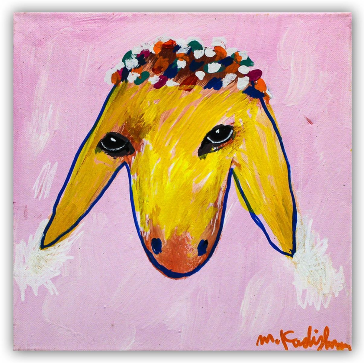 Menashe Kadishman | Sheep head | MutualArt