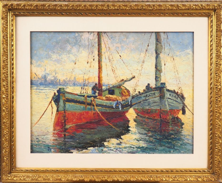 Romain Jouveau | Effet du soir, port de Toulon | MutualArt