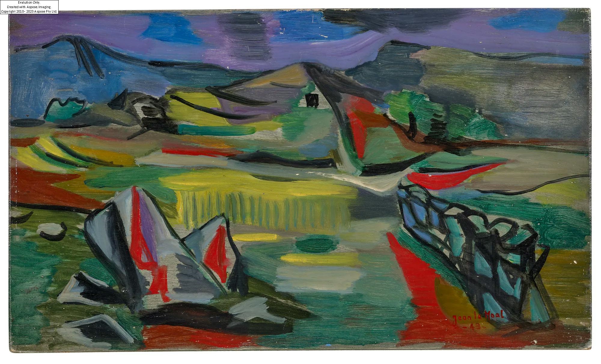 Jean Le Moal | Le buffet rouge (1945) | MutualArt