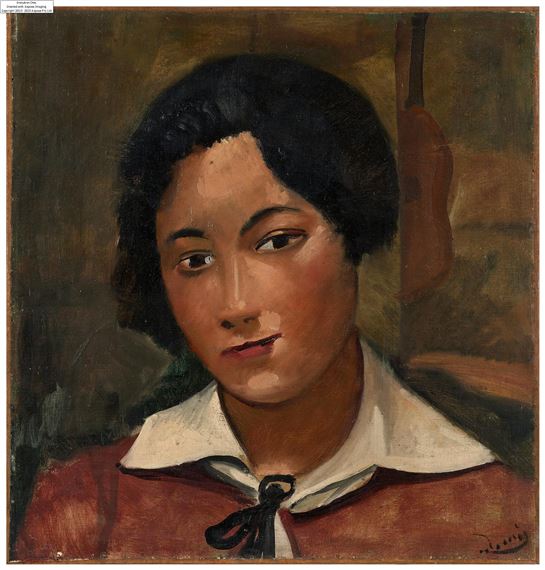 André Derain | Portrait de femme - circa 1934-1939 | MutualArt