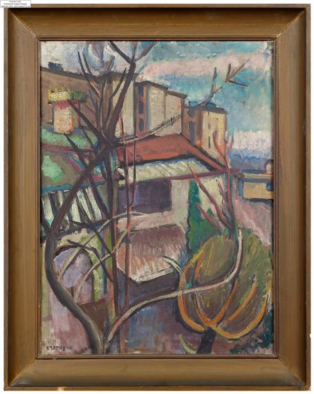 Pinchus Krémègne | Paris, le Bateau Lavoir - circa 1920 | MutualArt