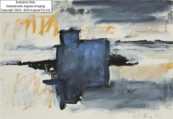 Robin J. Plummer | oil pastel on paper (1989) | MutualArt